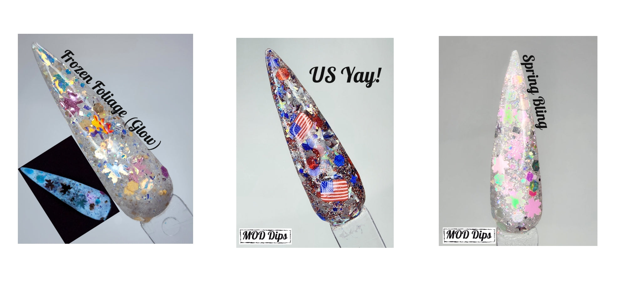 Shape Dips – MOD Dips and Glitter Collection