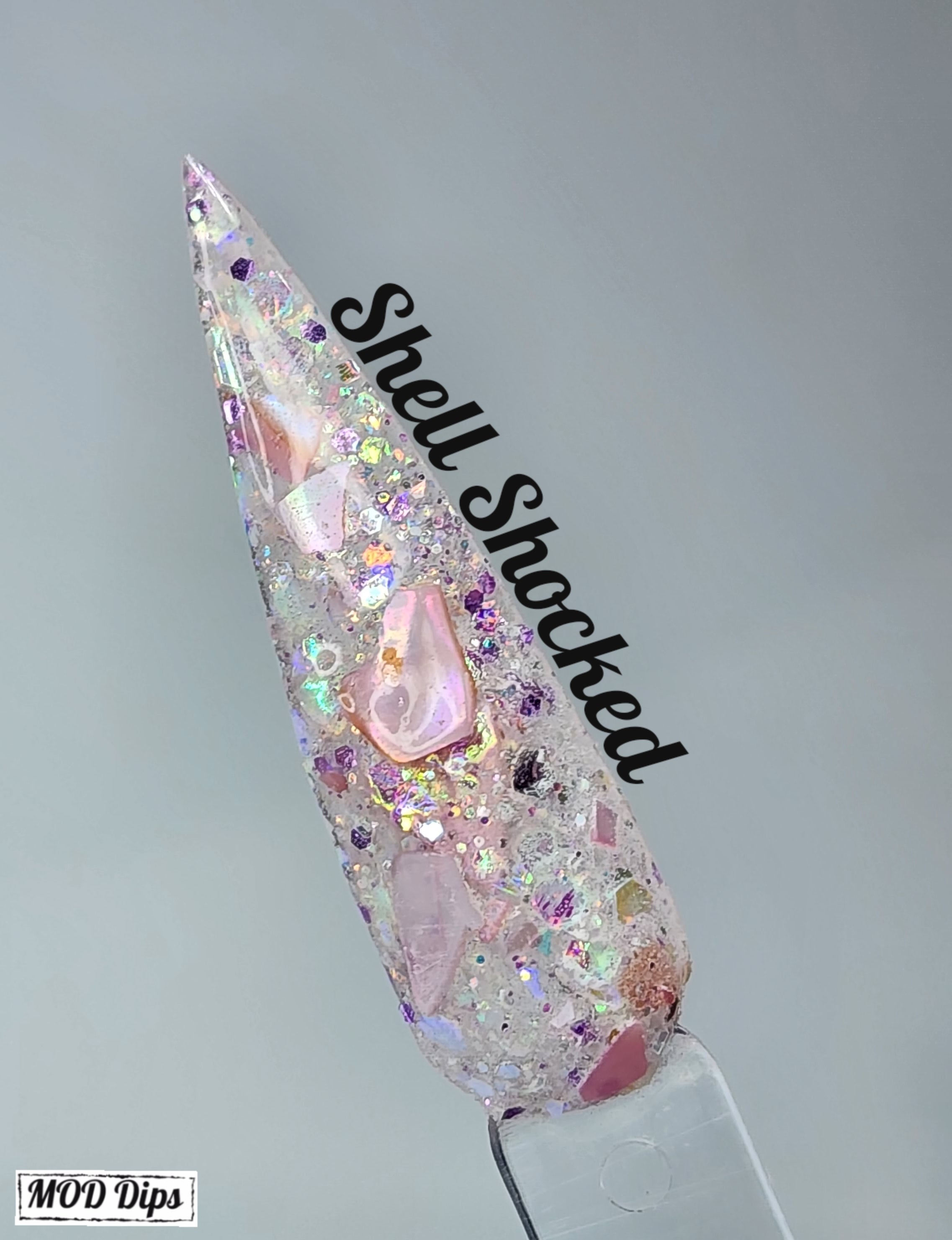 Shell Shocked – MOD Dips and Glitter Collection