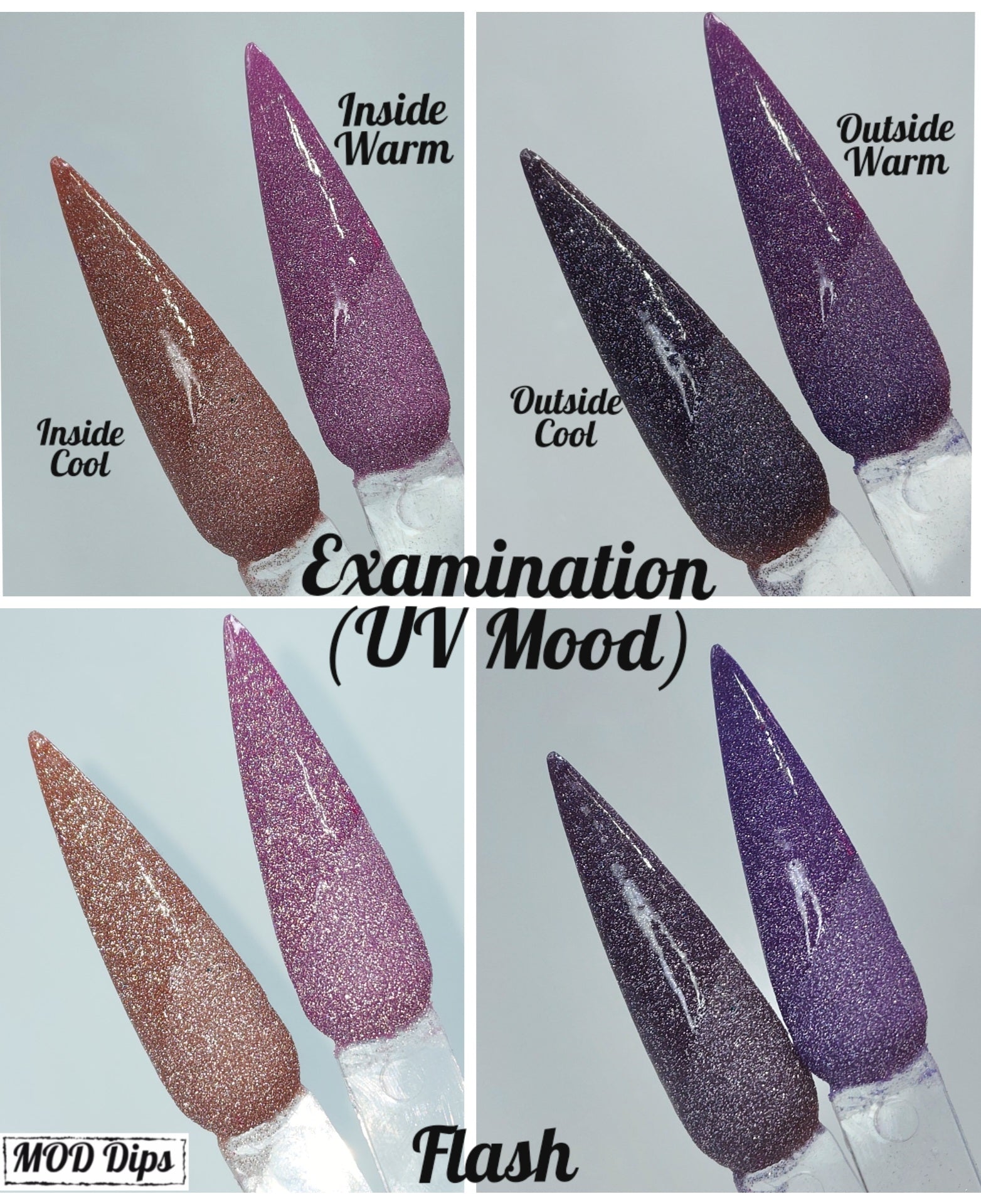 Examination (UV Mood) – MOD Dips and Glitter Collection