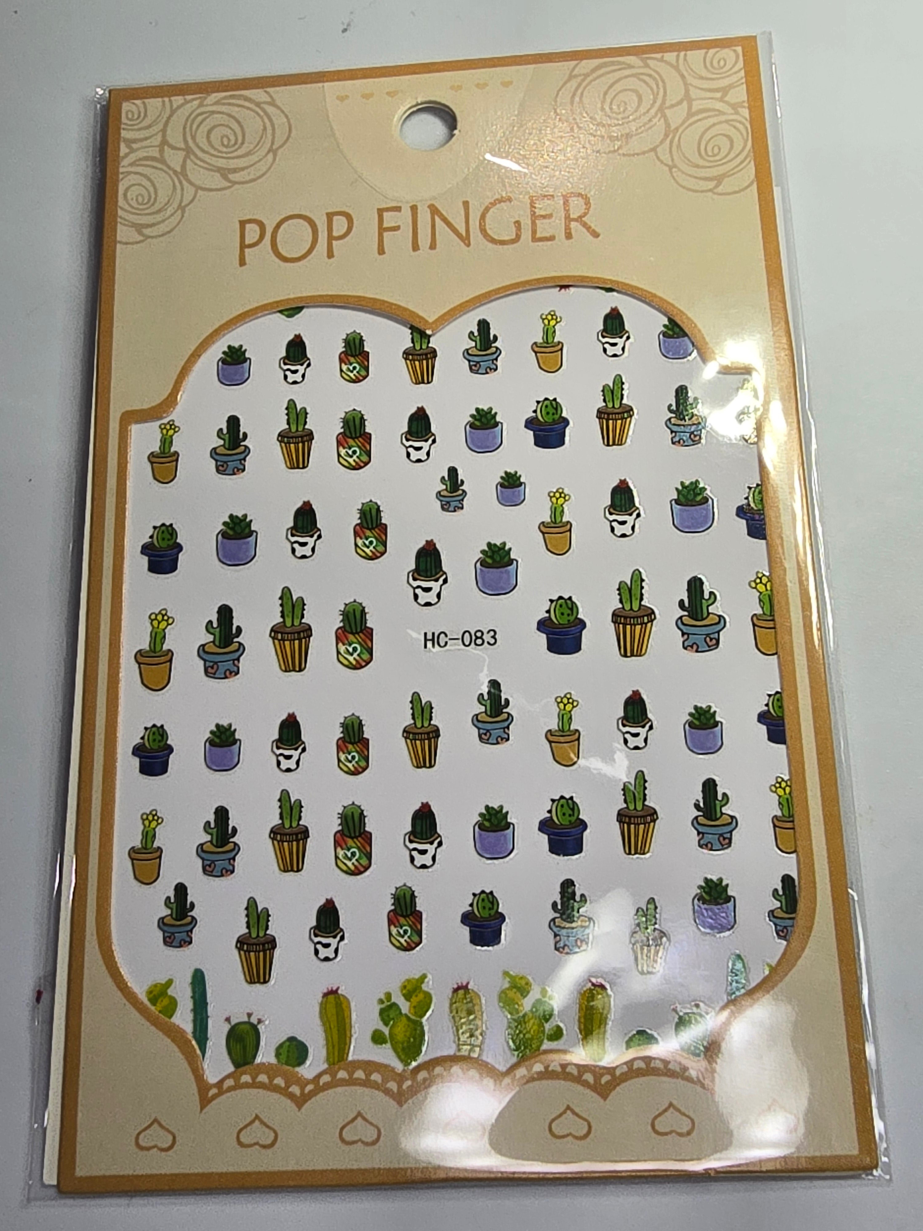Catcus Nail Decals – MOD Dips and Glitter Collection