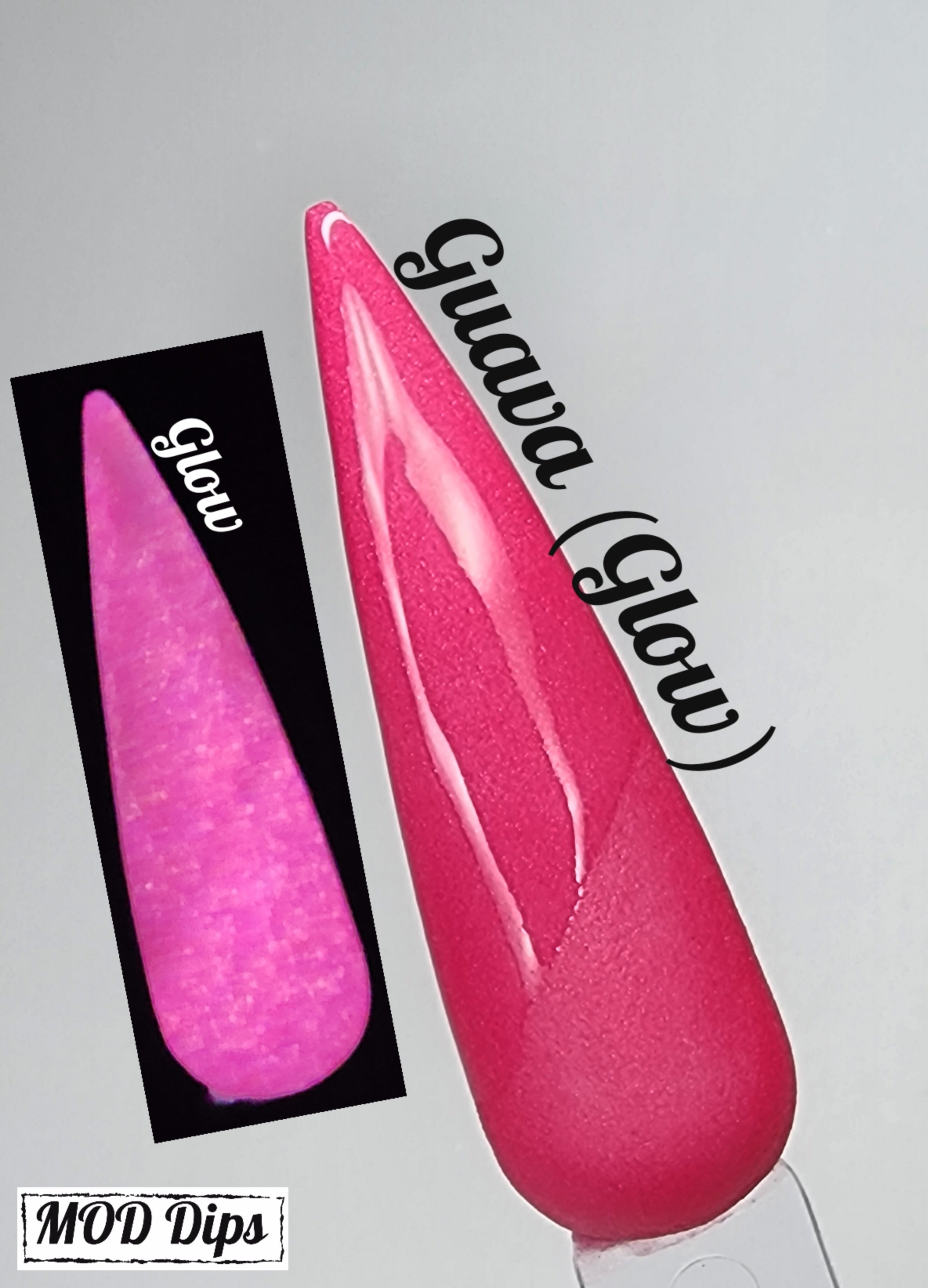 Guava (Glow) – MOD Dips and Glitter Collection