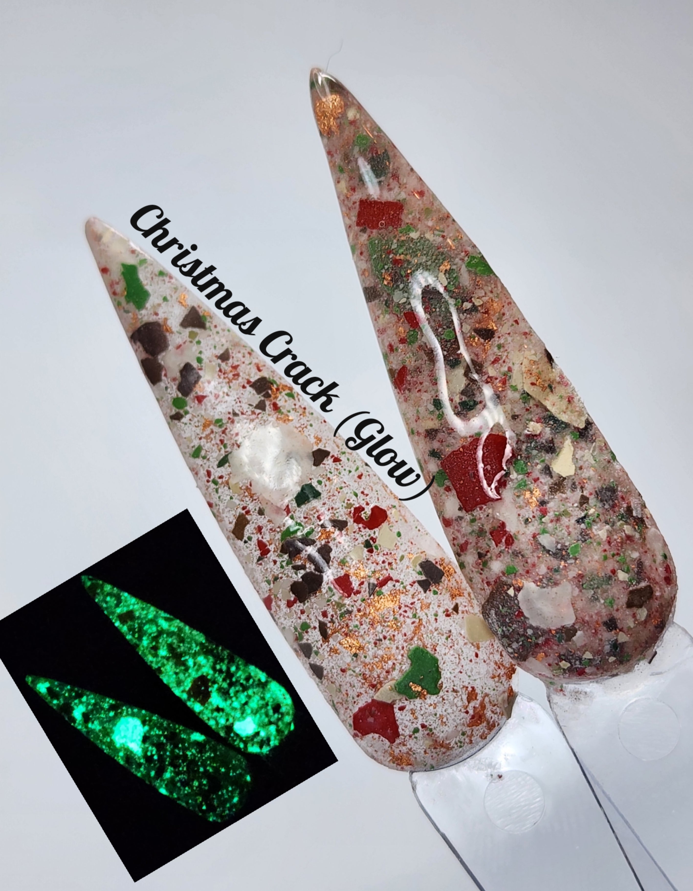 Christmas Crack (Glow) – MOD Dips and Glitter Collection