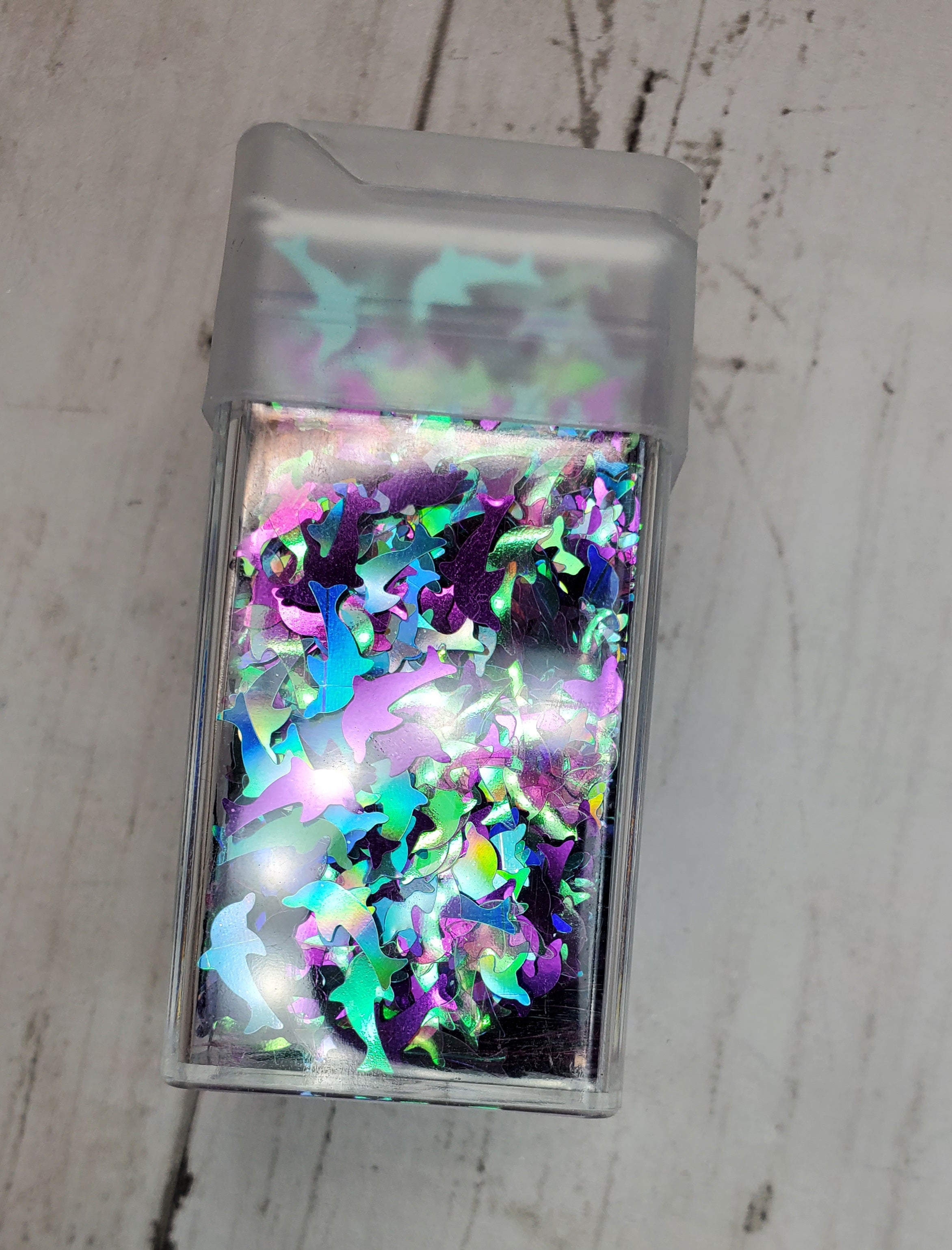 Dolphin shapes – MOD Dips and Glitter Collection