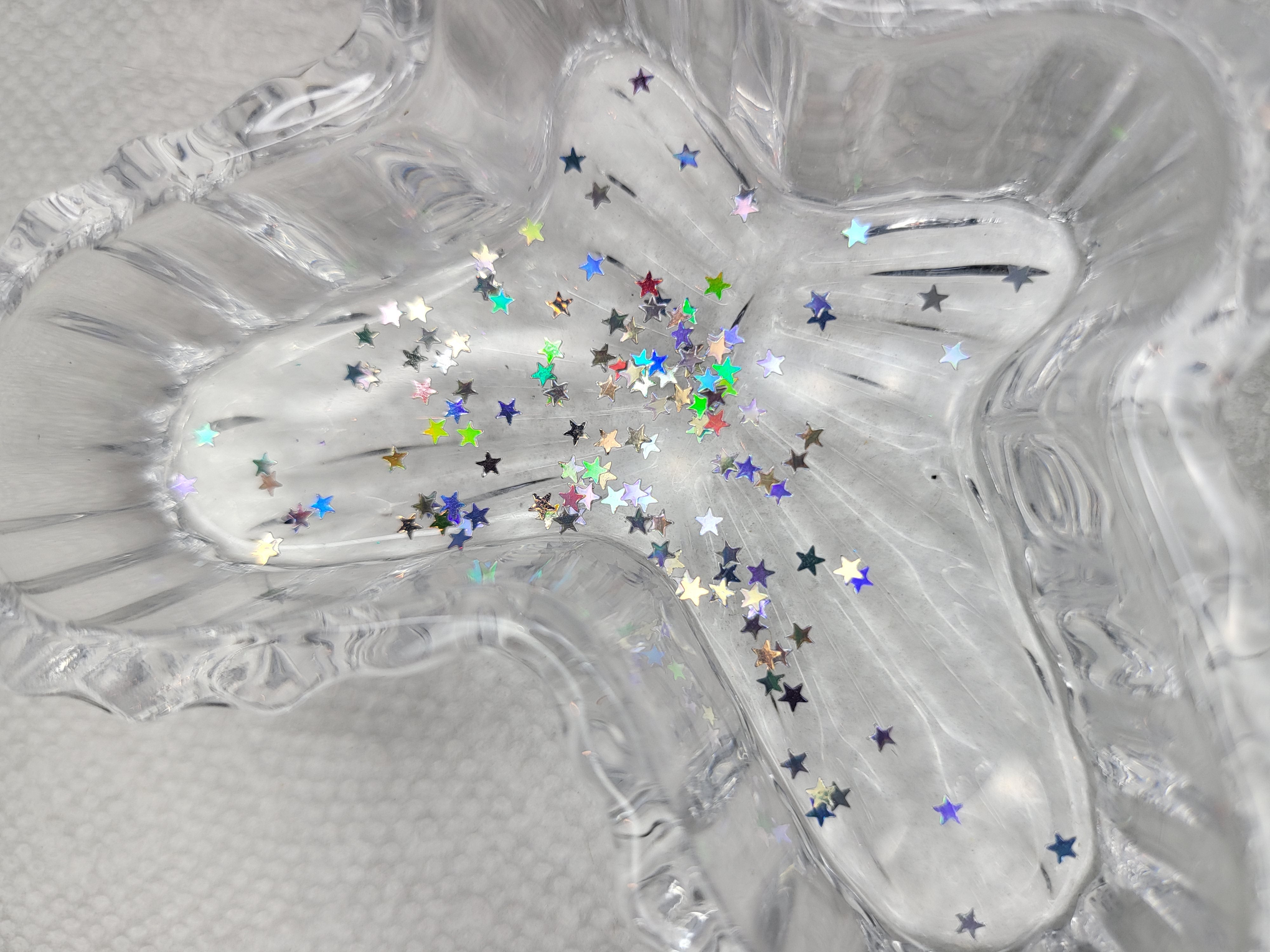 Mini silver stars – MOD Dips and Glitter Collection