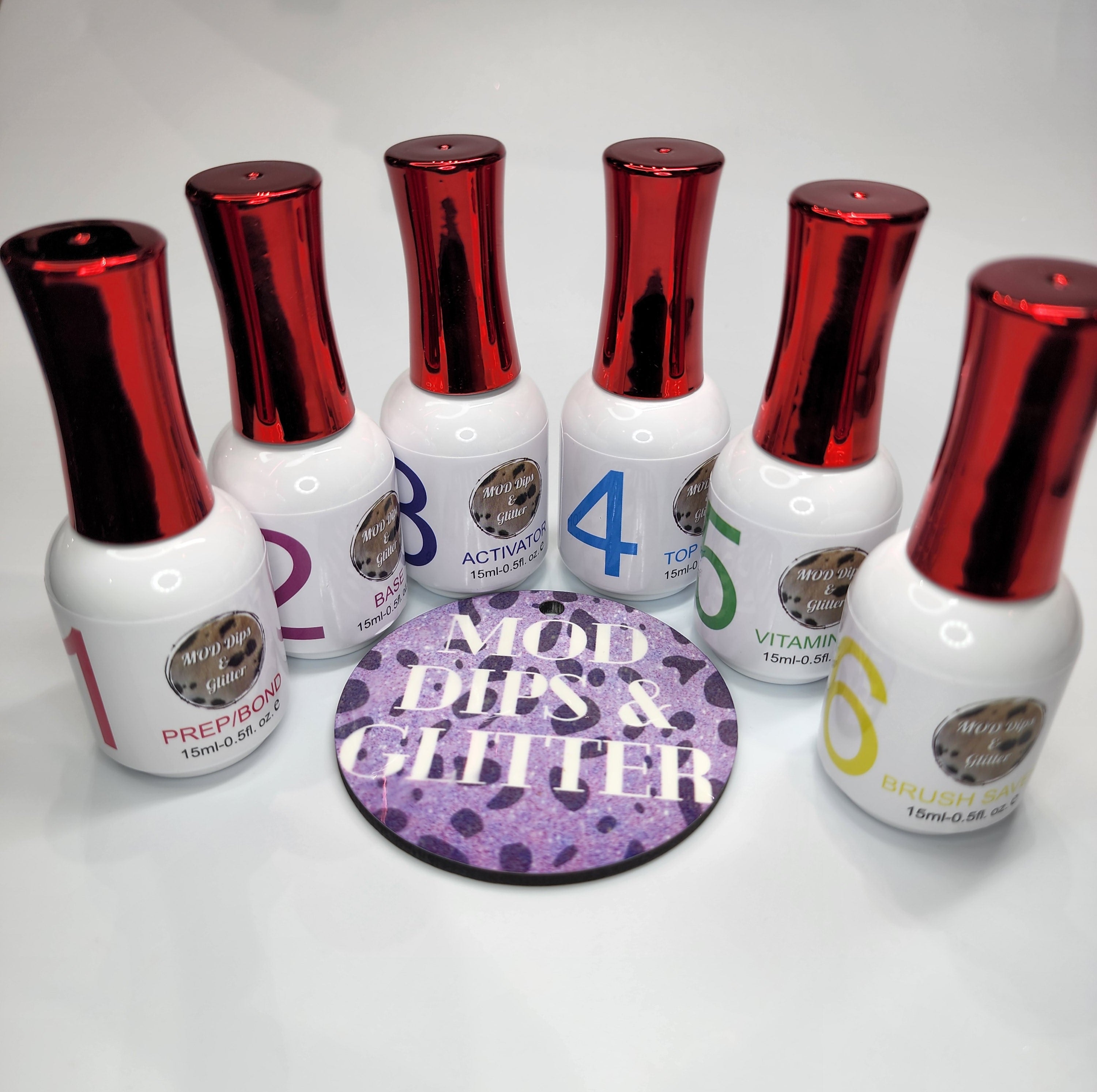 6 Step Dip System – MOD Dips and Glitter Collection