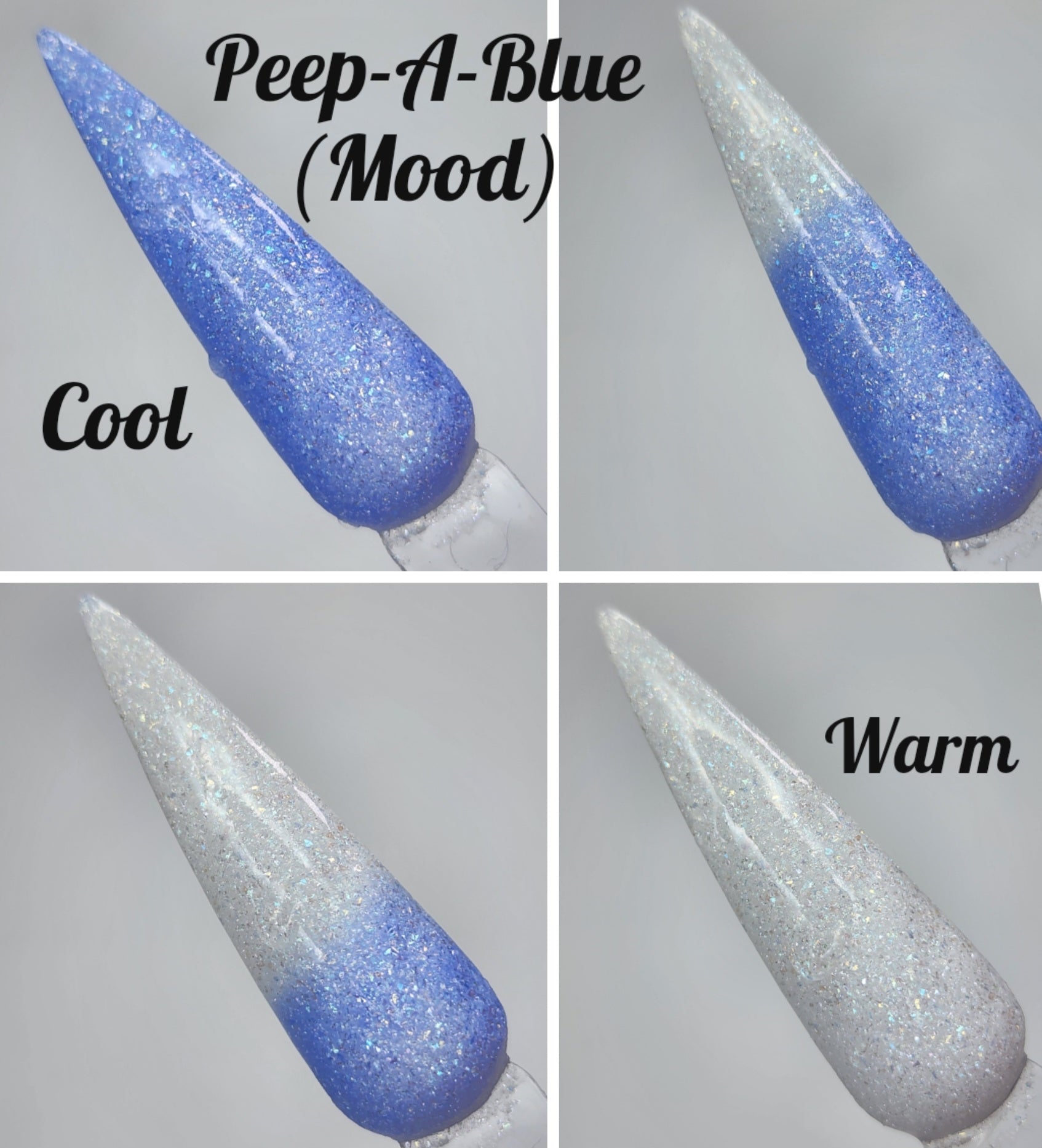 Peep-A-Blue (Mood) – MOD Dips and Glitter Collection
